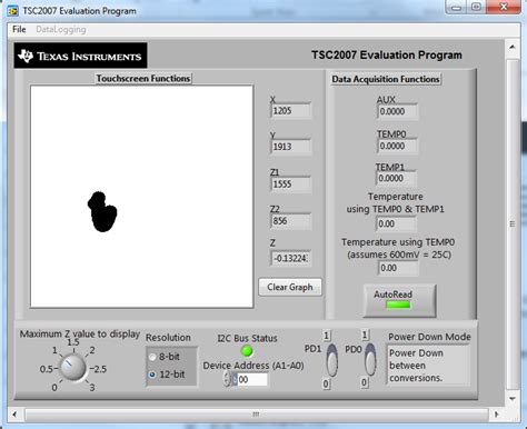 TSC2007 Sample Program Source Request Data Converters Forum Data Converters TI E2E
