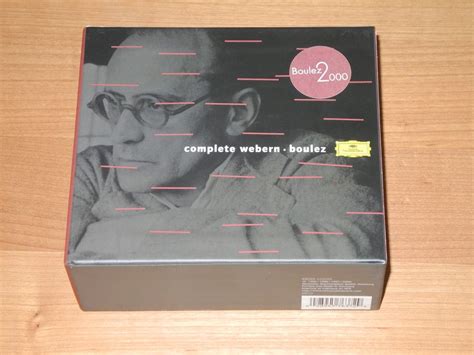 Das Gesamtwerk Von Anton Webern Boulez Emerson 6 Cds Neu Gemäss Beschreibung In