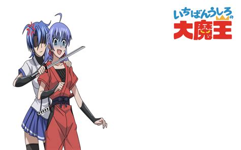 Safebooru 2girls Ahoge Angry Blue Eyes Blue Hair Hattori Junko