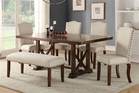 Dark Cherry Dining Set F2398