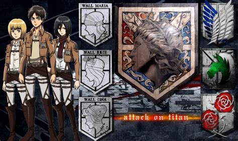 Attack On Titan Wall Sina Attack On Titan Titans