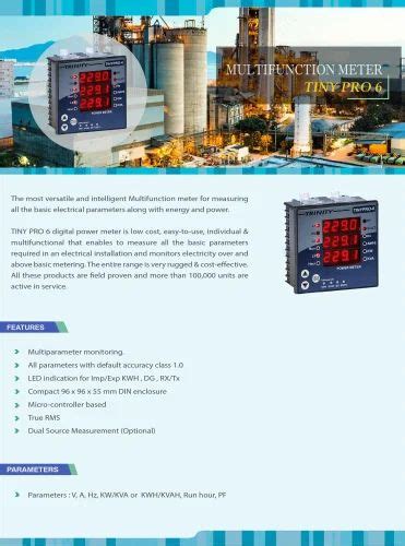 Three Phase Multifunction Meter Tiny Pro 6 At ₹ 2310 In Pune Id