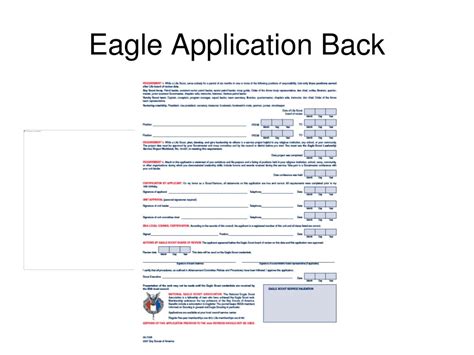 Ppt Eagle Scout Application Process And Requirements For Eagle Palms