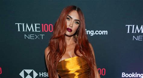 Megan Fox Debuts Fiery Red Hair Colour