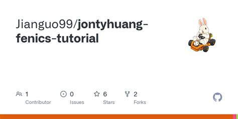 Jontyhuang Fenics Tutorialfirstfme Practicesipynb At Master · Jianguo99jontyhuang Fenics