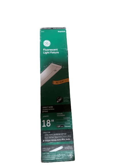 Ge White 18 In Fluorescent Under Cabinet Light Fixture 10113 Garland