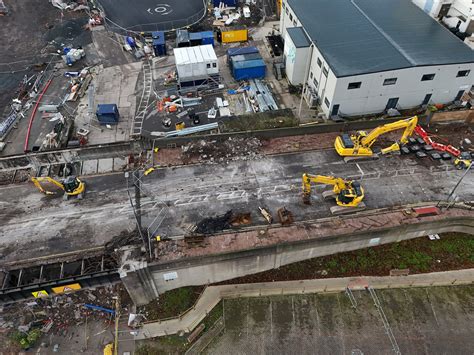 New Drone Images Show Removal Of Roadway On Boyne Bridge The Irish News
