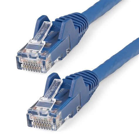 N6lpatch1mbl Cat6 Ethernet Cable Straight Rj45 To Straight Rj45 Uutp Shield
