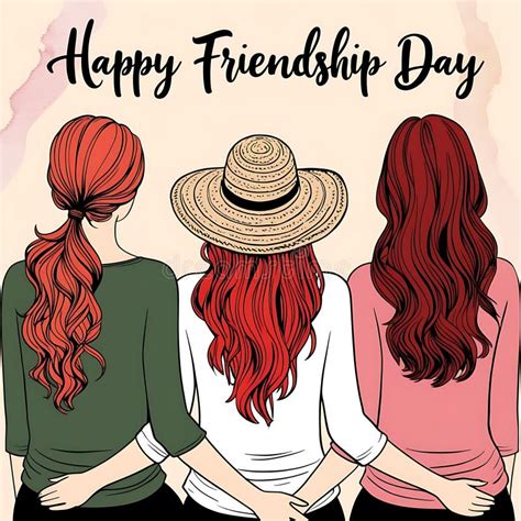 Happy Friendship Day Banner Illustration Friendship Day International