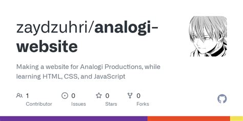 Github Zaydzuhrianalogi Website Making A Website For Analogi