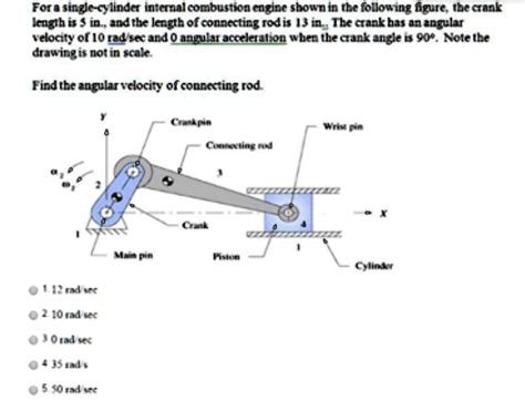 Solved Fora Single Cylinder Internalcombustion Engine Shown In The