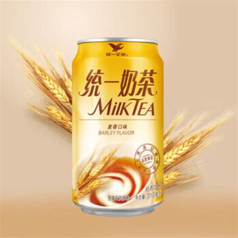 夏日解渴新宠：统一麦香奶茶310ml 24罐，一口气喝24罐也不腻！ 奶茶饮料 淘宝好物网