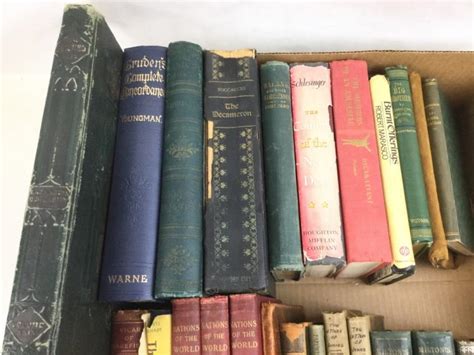 Lot Antique And Vintage Book Collection