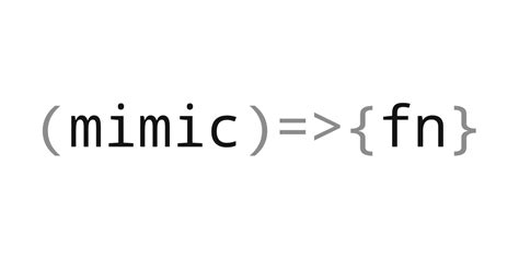 Github Sindresorhusmimic Function Make A Function Mimic Another One