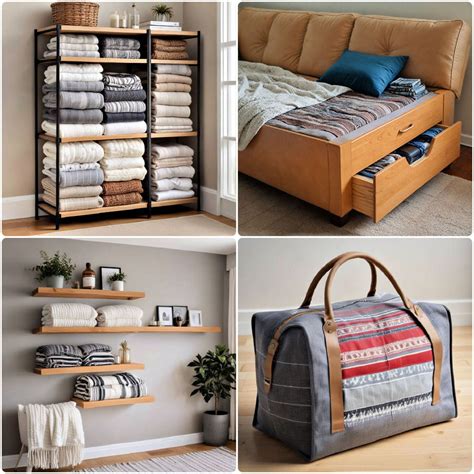 20 Blanket Storage Ideas For The Creative Minds