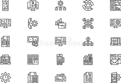 Enterprise Resource Planning Erp Icons Collection Is A Vector Enterprise Resource Planning Erp Icons Collection Is A Vector