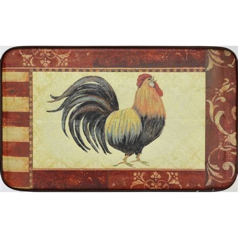 24 X 36 Anti Fatigue Kitchen Floor Mat Rooster Jandv Textiles Large