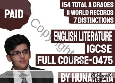 english literature in english 0475 igcse full scale course