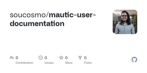 Github Soucosmomautic User Documentation