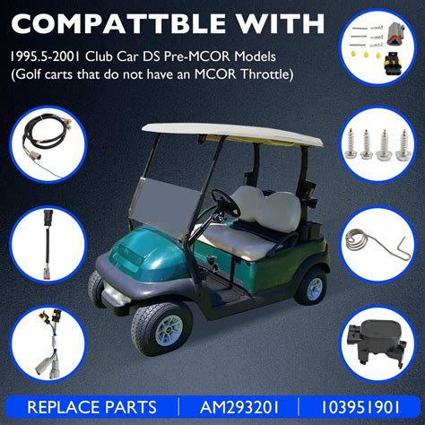 Golf Carts Pre Mcor To Mcor4 Conversion Kit For 19955 2001 Club Car Ds
