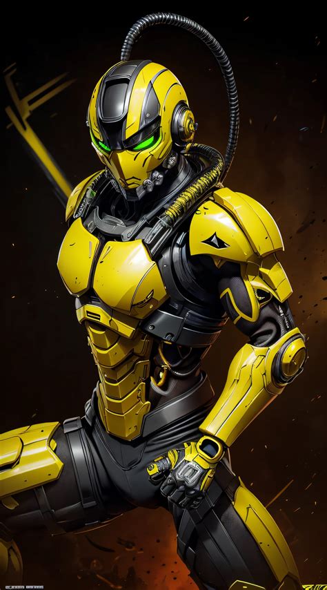 Cyrax Mortal Kombat Created With Seaart Ai