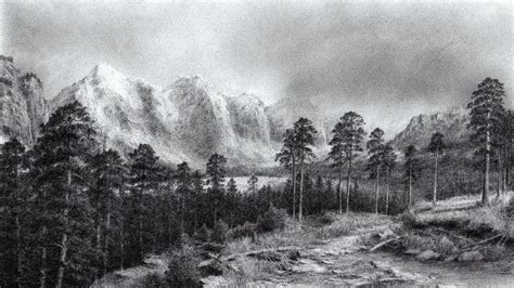 Lake Scene Mountain Landscape Acrylic Painting Paintingtube