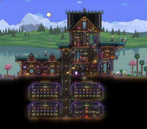 Terraria House Ideas Terraria House Design Terraria Castle