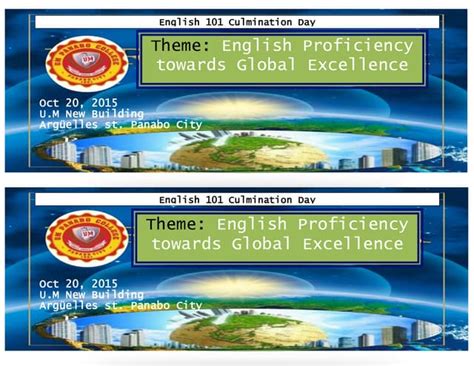 Culmination Day Program English 101 Docx