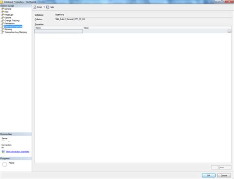 SQL Server Database Showing And Understanding Properties Experts Exchange