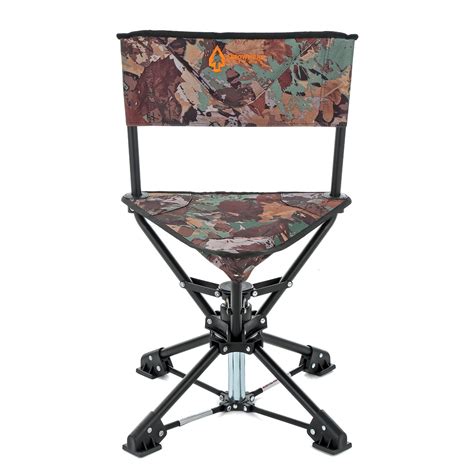 Arrowhead Outdoor Portable Folding 360° Swivel Tripod Hunting Stool