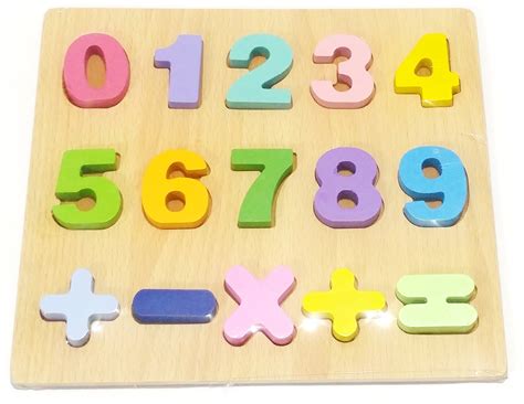 Milana Crafts Handcrafted Wooden Number Learning Toy 0 To 9 Math Magic