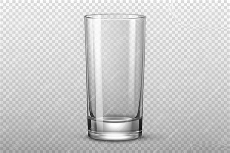 Empty Glass Vector Illustration With Transparency Premium Ai Generated Image