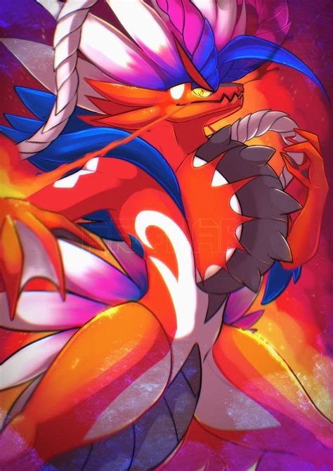 Koraidon Miraidon Art Pokémon Dragon Dragon Pokemon Wallpaper