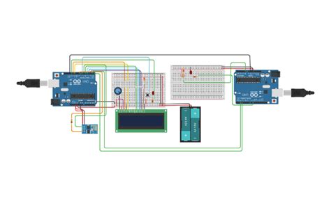 Circuit Design Morse Code Tinkercad