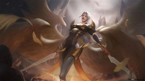 Angel Warrior Kayle League Of Legends Lol 4k Wallpaper Download