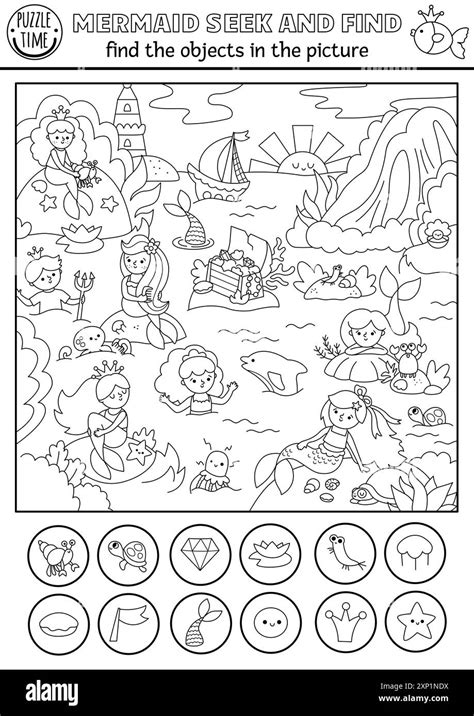 Hide And Seek Worksheet Hidden Pictures Hidden Picture Preschool Ocean