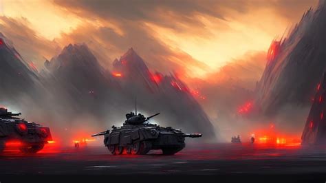 Premium Photo War Of The Future The Battlefield Soldiers And