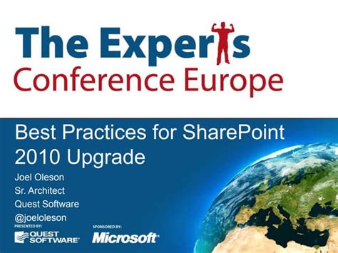 Tec2010 Sharepoint 2010 Upgrade Pptx Operating Systems Computer