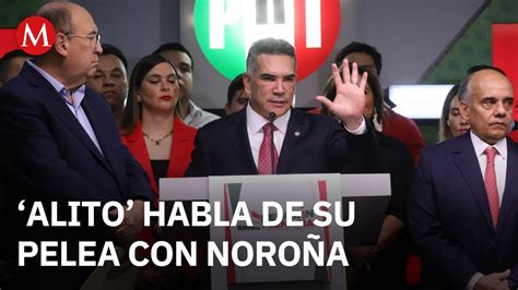 ‘alito Moreno Aclara La Pelea Con Noroña En Conferencia De Prensa