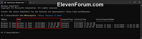 delete checkpoints for hyper v virtual machine in windows 11 windows
