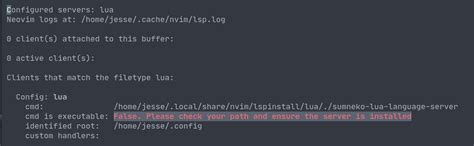 Sigabrt When Trying To Install Or Uninstall Lua · Issue 39 · Kabouzeidnvim Lspinstall · Github
