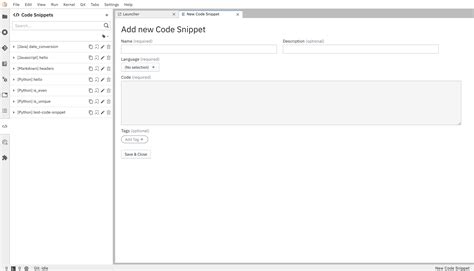 Code Snippets — Elyra 201 Documentation