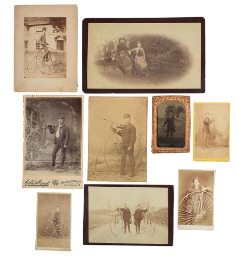 Bonhams Cars A Collection Of Victorian Era Cycling Photographs Qty