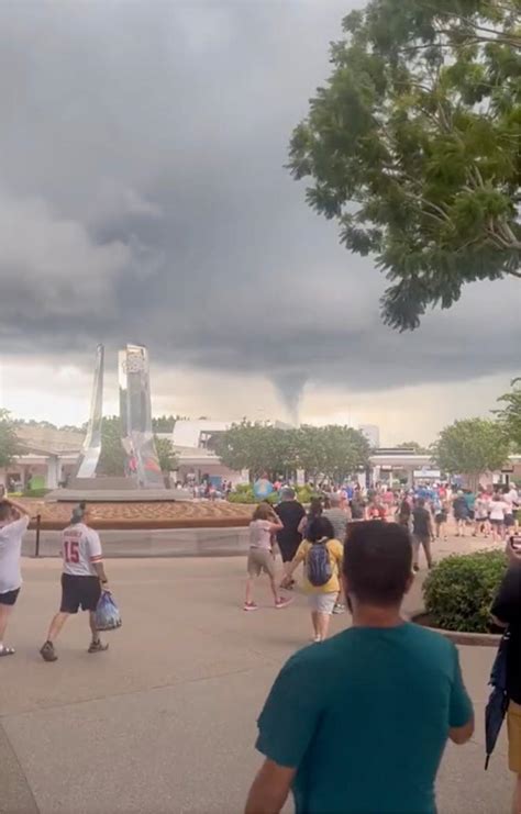 Funnel Cloud Spotted Near Disney Worlds Epcot