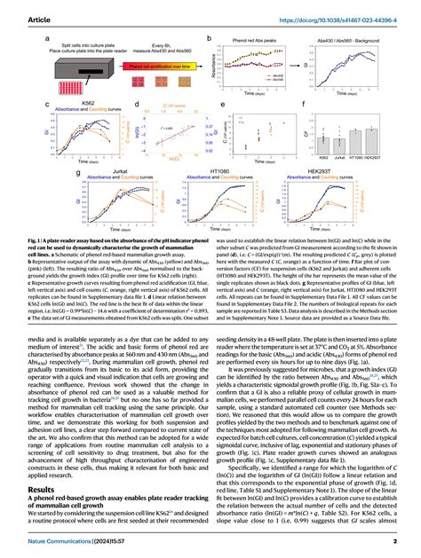 Solution Mammalian Cell Growth Characterisation By A Non Invasive