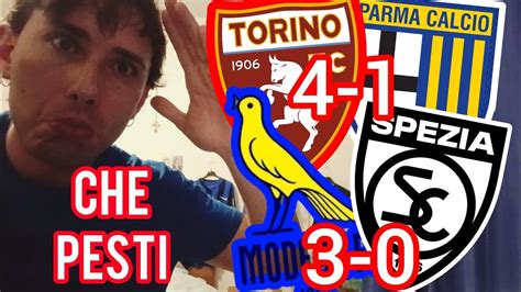 Torino Parma 4 1 E Modena Spezia 3 0‼️goal Zapata In Live‼️modena Sogna