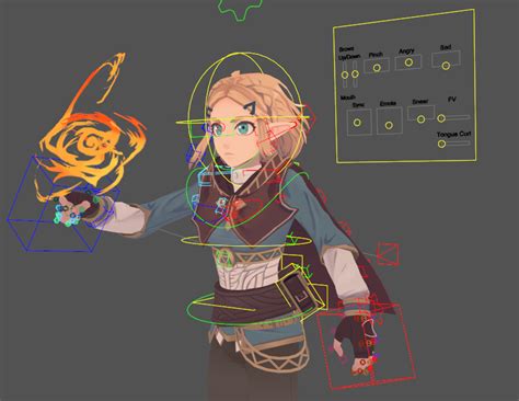 Game Ready Model Zelda By Stoff