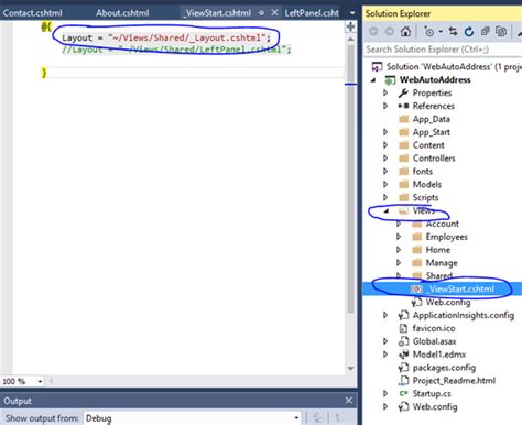 Master Page Concept In Mvc