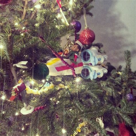 Crash Landing In The Millennium Falcon Holiday Decor Novelty Christmas Holiday