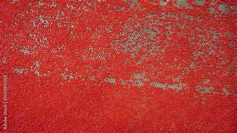 Plastic Recycling Machine Red Propylene Or Polyethylene Pellets